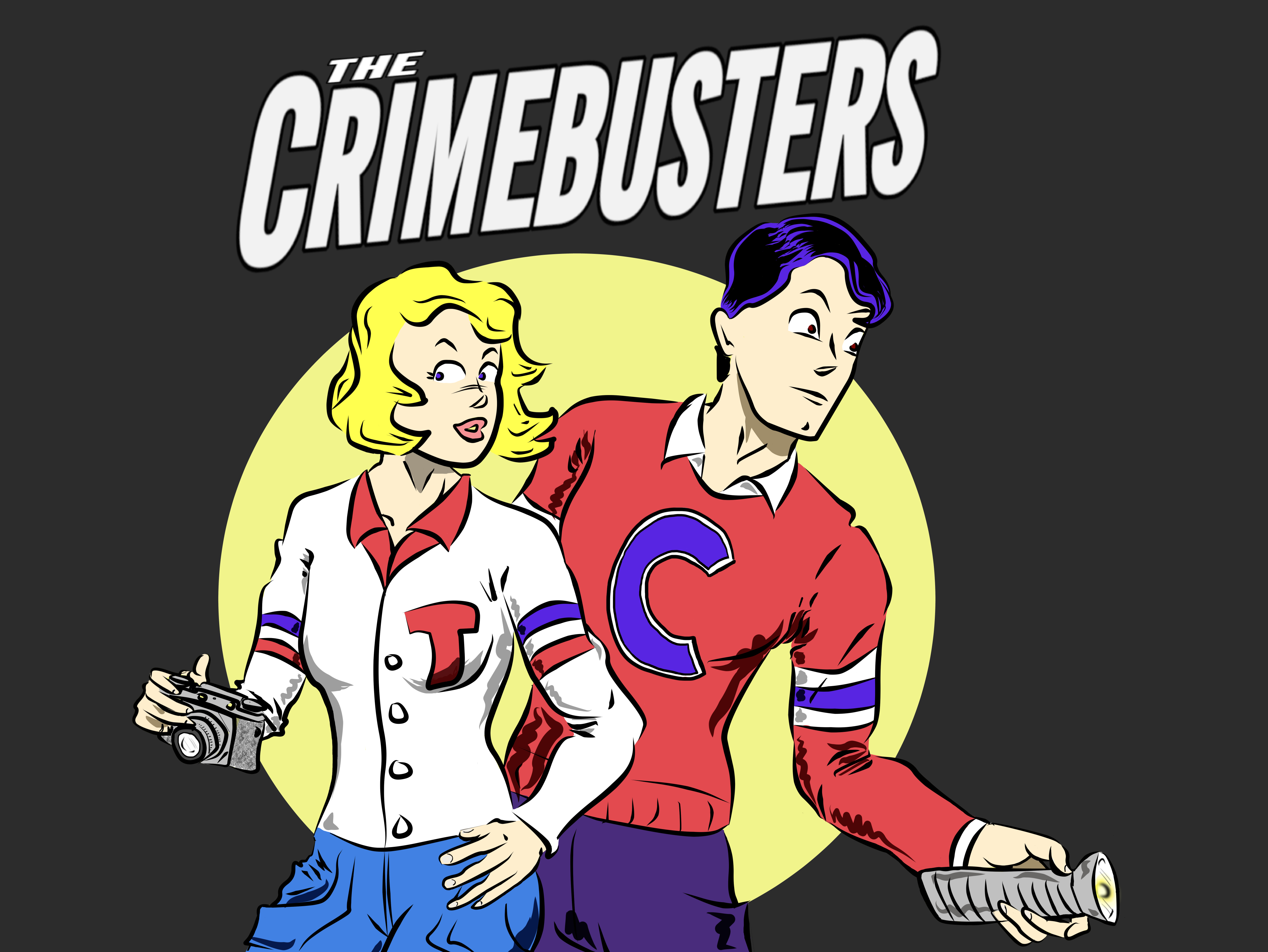 promo with logo – Crimebuster Comics